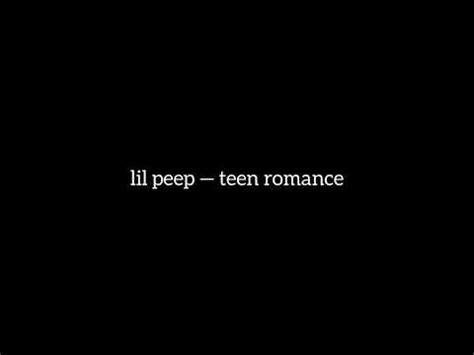 Lil Peep Teen Romance Slowed Muffled Reverb Youtube