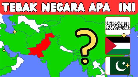 Tebak Negara Di Peta Asia Ini Kuis Geografi Peta Asia Part 2 YouTube