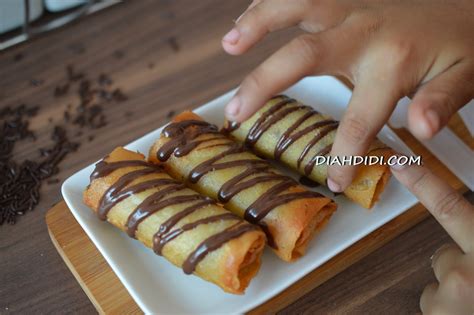 Resep Pisang Coklat Keju Kulit Lumpia