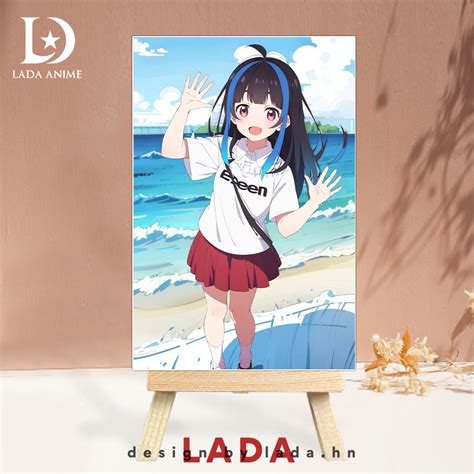 Tranh kính nhân vật Mini Yaemori Anime Kanojo Okarishimasu manga kèm