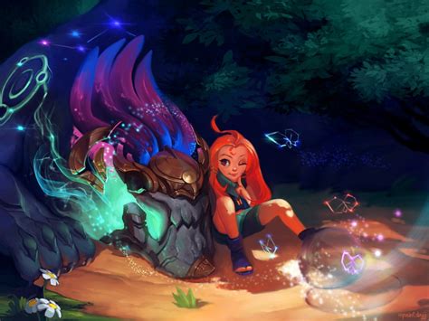 Aurelion Sol Zoe Wallpapers Fan Arts League Of Legends Lol Stats