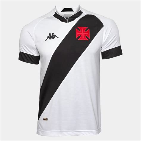 Camisa Vasco Oficial II 2022 Kappa Masculina Branco Titanes