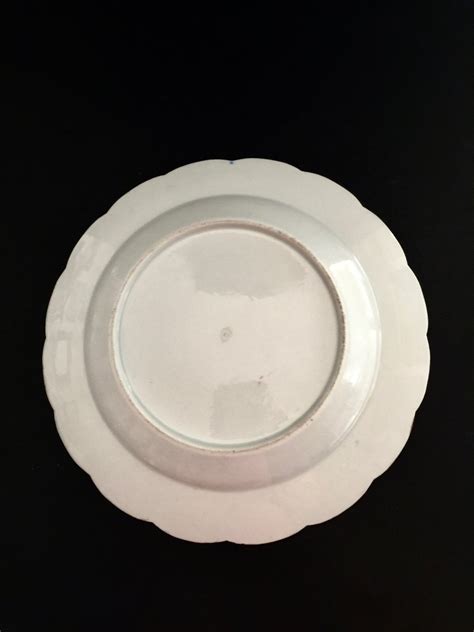 Proantic Assiette En Porcelaine Cie Des Indes Par Sanson 19 ème Siè