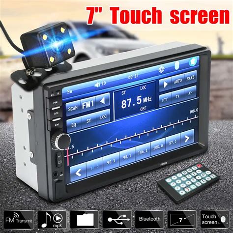Universal 7inch 2 Din Bluetooth LCD Touch Screen Car Radio Stereo