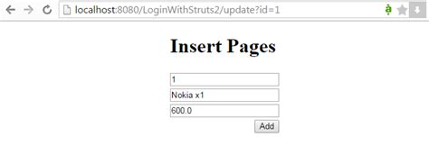 demo crud create reader update delete in struts 2 framework [jdbc] ~ thế giới giải mã