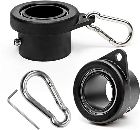 Amazon HIBLE 1 Inch Black Flag Pole Ring With Built In Bearings