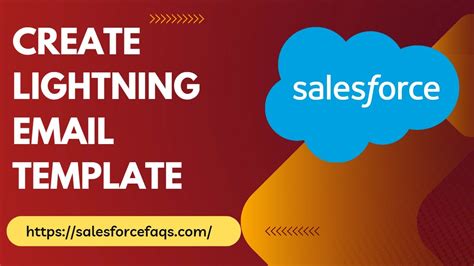 How To Create Lightning Email Template In Salesforce Lightning Create