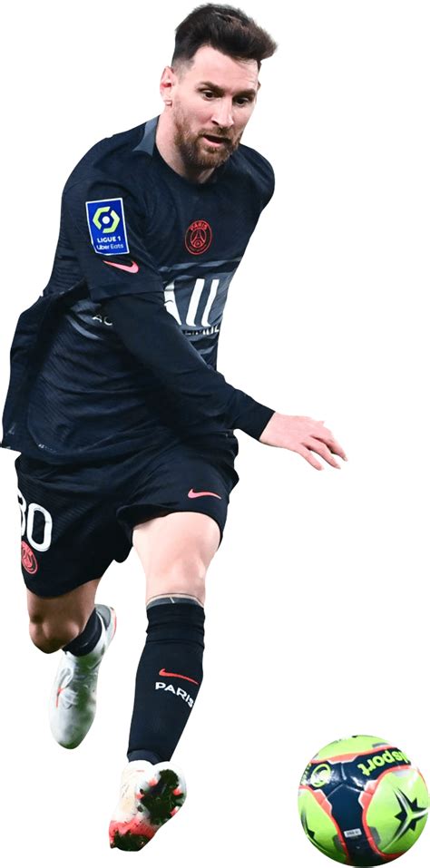 Lionel Messi Paris Saint Germain Football Render Footyrenders