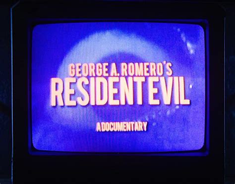 Secci N Visual De George A Romeros Resident Evil A Documentary