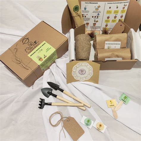 Jual Gaia Grow Kit Hampers Organic Biodegradable Eco Product Ramah