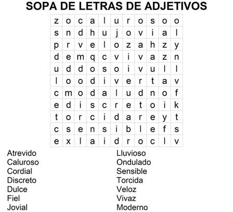 CUARTO GRADO LUNES 20 DE ABRIL 2020 Sopas De Letras Para Imprimir
