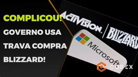 GOVERNO AMERICANO BLOQUEIA COMPRA DA ACTIVISION BLIZZARD PELA MICROSOFT