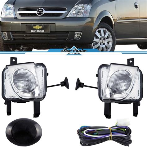 Kit Farol De Milha Corsa Meriva Montana R Em