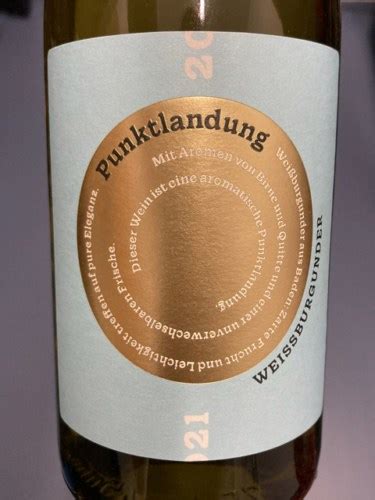 Hanseatisches Punktlandung Weissburgunder Vivino US