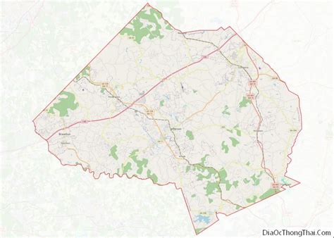 Map Of Jackson County Georgia Thong Thai Real