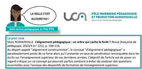 Lalignement pédagogique un arbre qui cache la forêt Pôle