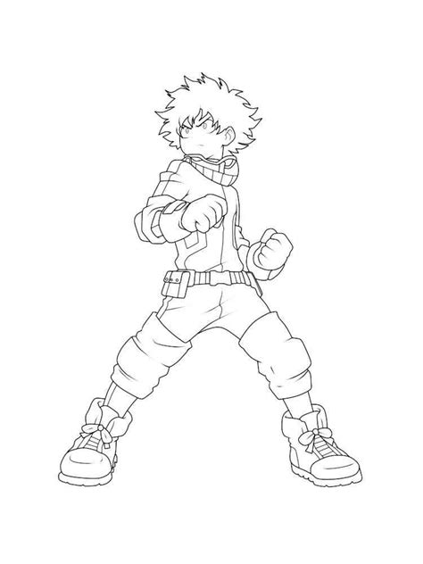 My Hero Academia Ausmalbilder Kostenlose Malvorlagen