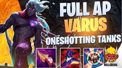 WILD RIFT AP VARUS ONESHOTTING TANKS Quadra Kill Challenger