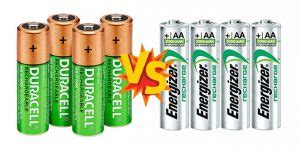 Duracell Vs Energizer Rechargeable Batteries PowerUpTips