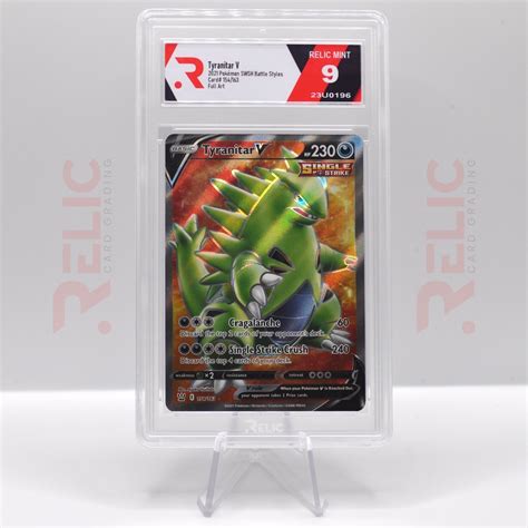 Mavin Tyranitar V 2021 Pokemon SWSH Battle Styles 154 163 Full Art