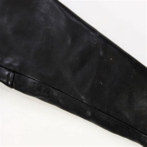 Rare Vintage MICHIGAN Genuine Naked Cowhide Leather J Gem