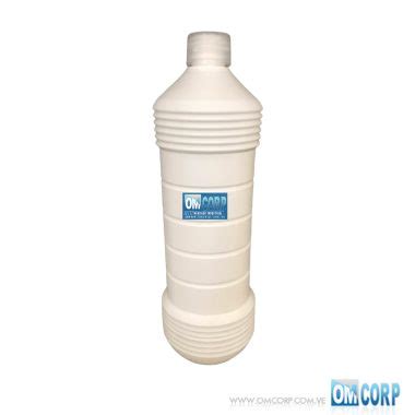 Botella Plástica Blanca Químicos 1 Litro Blanca Con Tapa MIAB7086P