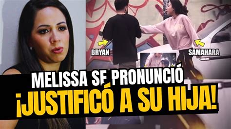 Melissa Klug se pronunció tras el escándalo de su hija Samahara Lobatón