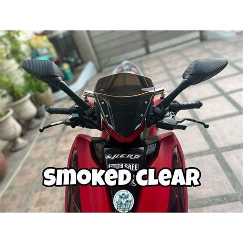 HONDA CLICK 160 Side Mirror With Bracket And Visor Set Shopee Philippines