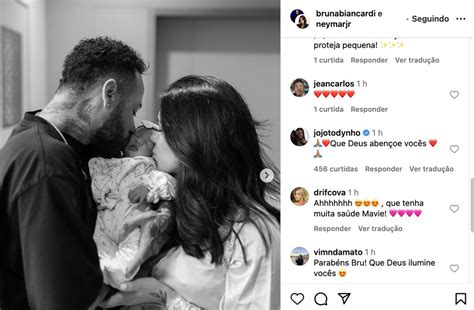 Famosos Celebram Chegada De Mavie Filha De Neymar Jr E Bruna Biancardi