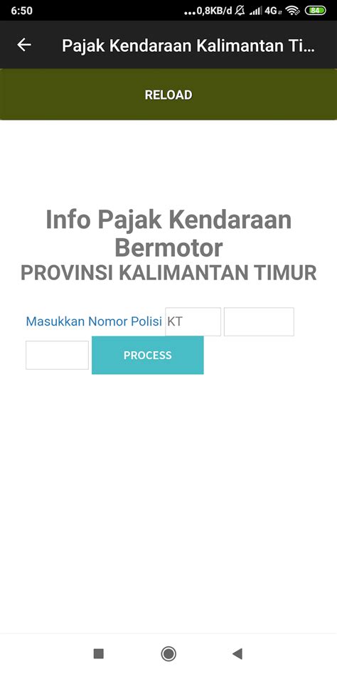 Android 용 Cek Pajak Kendaraan Kalimantan 다운로드