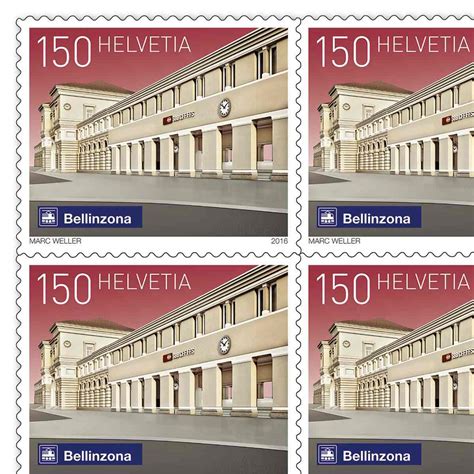 Briefmarken CHF 1 50 Bellinzona Bogen Mit 10 Marken Kaufen Auf