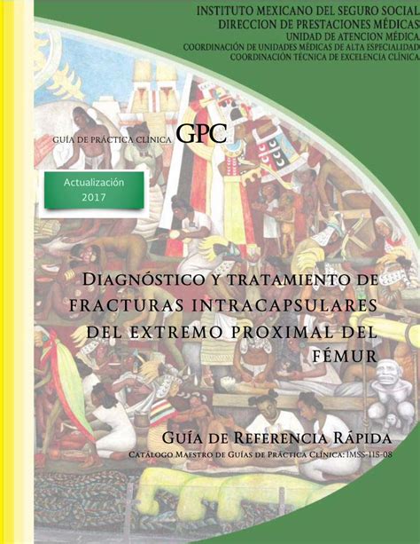 Pdf Gpc Imss Gob Mx La Gu A De Referencia R Pida Tiene Como