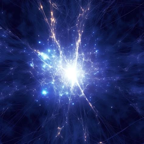 Premium AI Image Abstract Neural Network Background