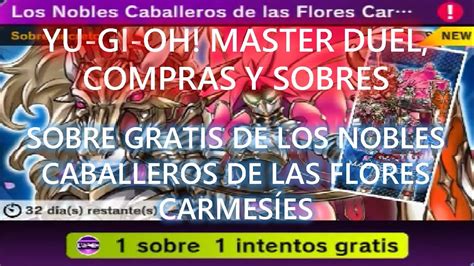 YU GI OH MASTER DUEL COMPRAS Y SOBRES SOBRE GRATIS DE LOS NOBLES