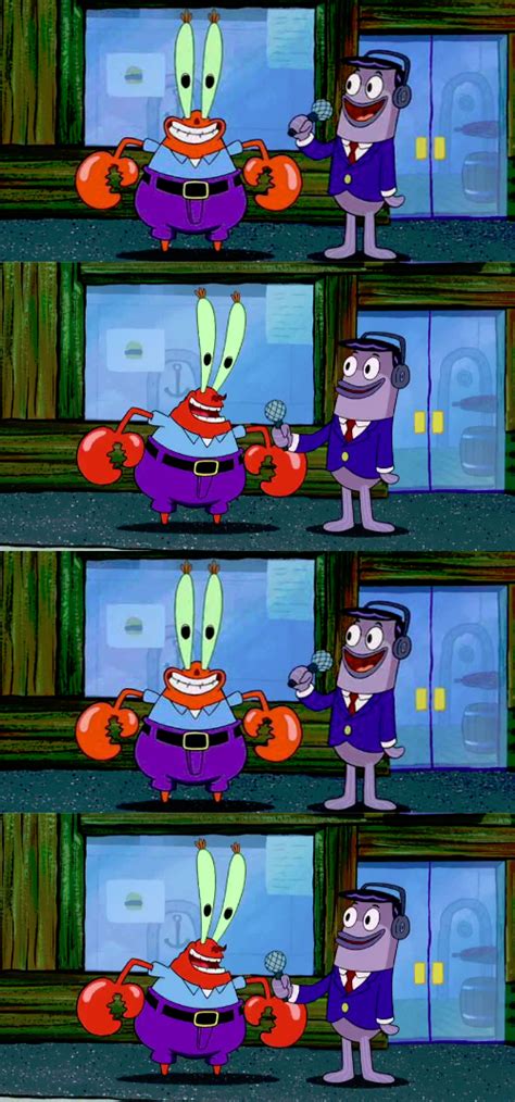 Mr Krabs I Like Money Blank Template Imgflip