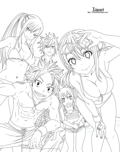 75 Anime Ausmalbilder Fairy Tail