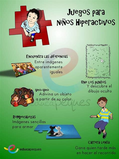 Im Genes Educativas Infograf As Para Educaci N Ni O Hiperactivo