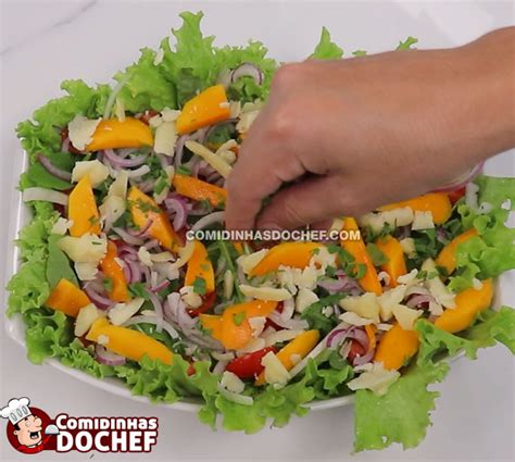 Salada Tropical Tradicional Comidinhas Do Chef