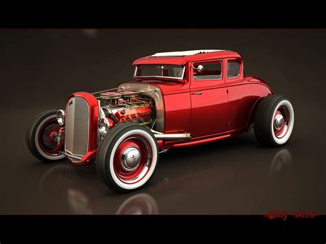 90 Hot Rod Wallpapers HD WallpaperSafari