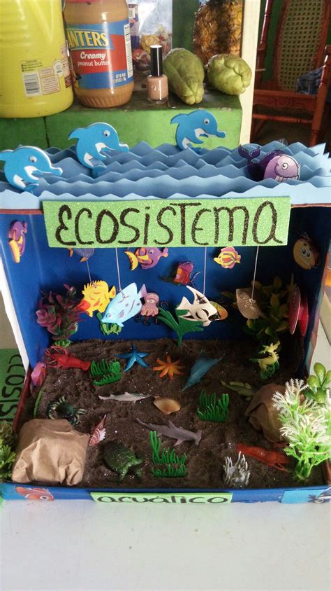 Maqueta De Ecosistema Marino Mica