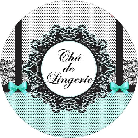 Painel Redondo Tecido Sublimado 3D Chá Lingerie FRD 6578 Felicitá
