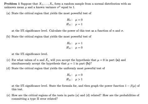 problem 1 suppose that x1 … xn form a random sample