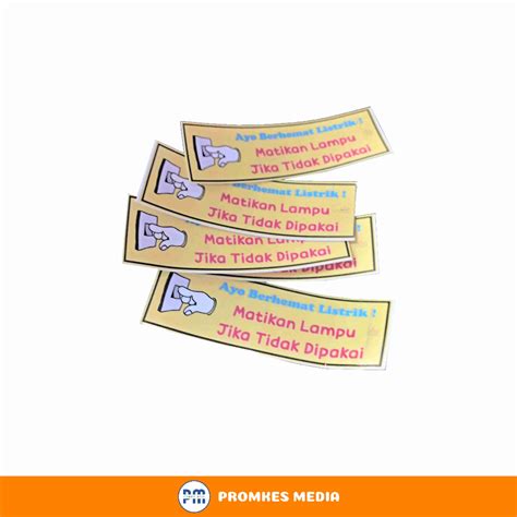 Jual Stiker Stiker Hemat Listrik Stiker Matikan Lampu Shopee Indonesia