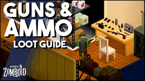 Project Zomboid Map Guns