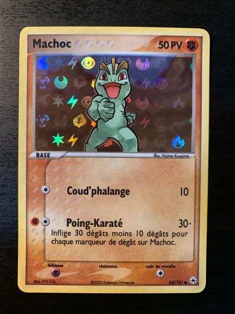 Machoc 64 101 EX Légendes Oubliées carte Pokemon