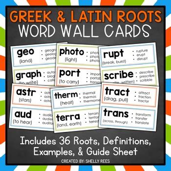 Prefixes And Suffixes Greek And Latin Roots And Academic Vocabulary