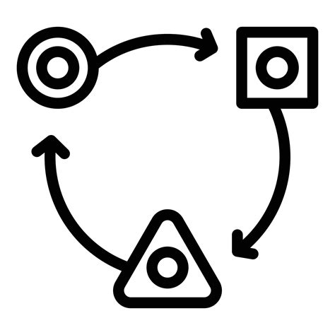 Adaptation Icon Outline Style 15646470 Vector Art At Vecteezy