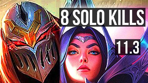 ZED Vs IRELIA MID 8 Solo Kills 15 2 8 1 5M Mastery Legendary