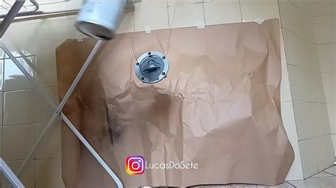 Como Pintar A Tampa Do Tanque Da Moto YouTube