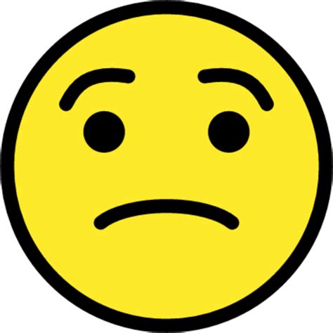 Free Worry Emoticon Smiley Emoji Clip Art Face Scared Face